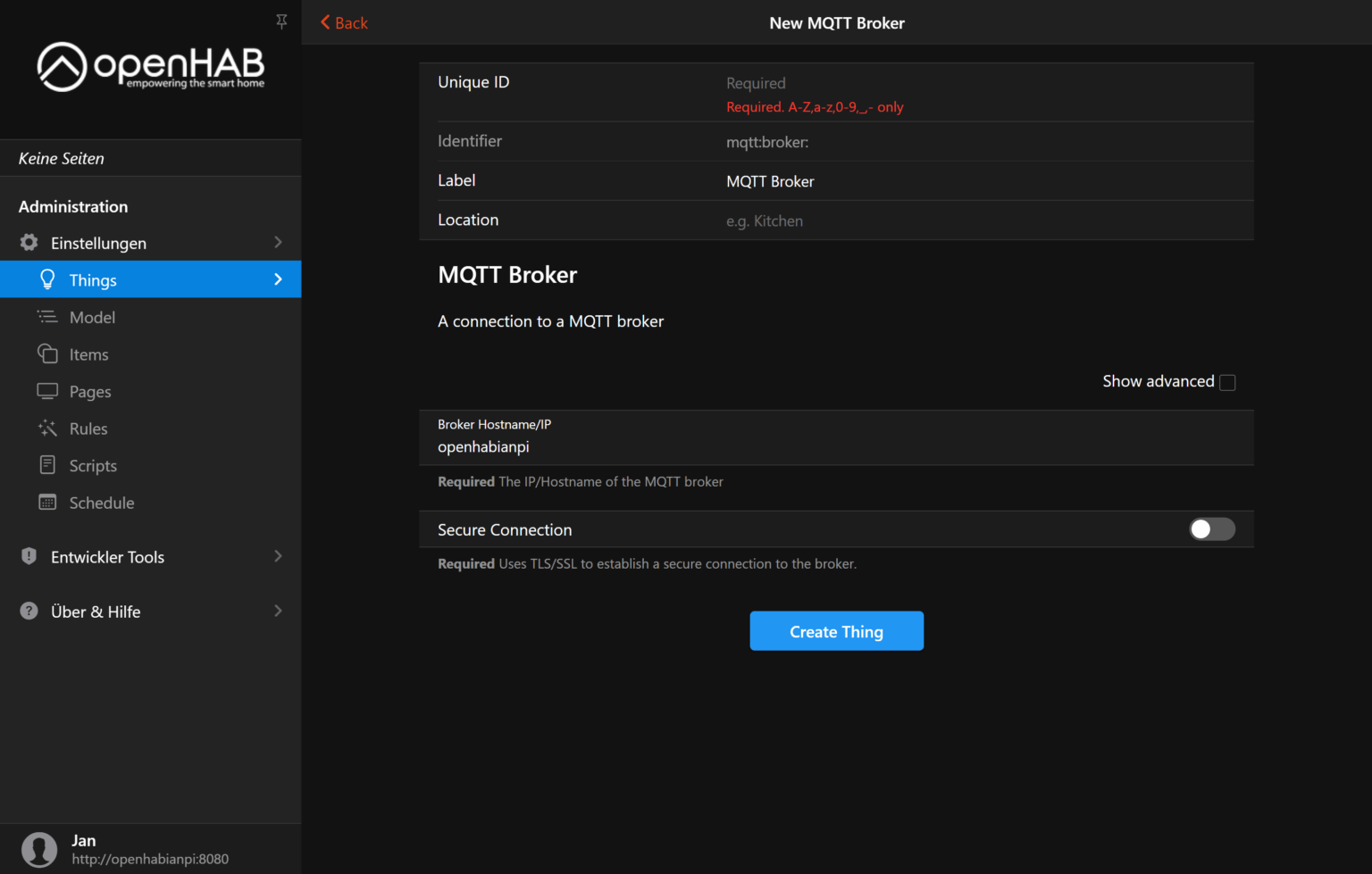 MQTT in openHAB 3 einrichten - Bloggingwelt